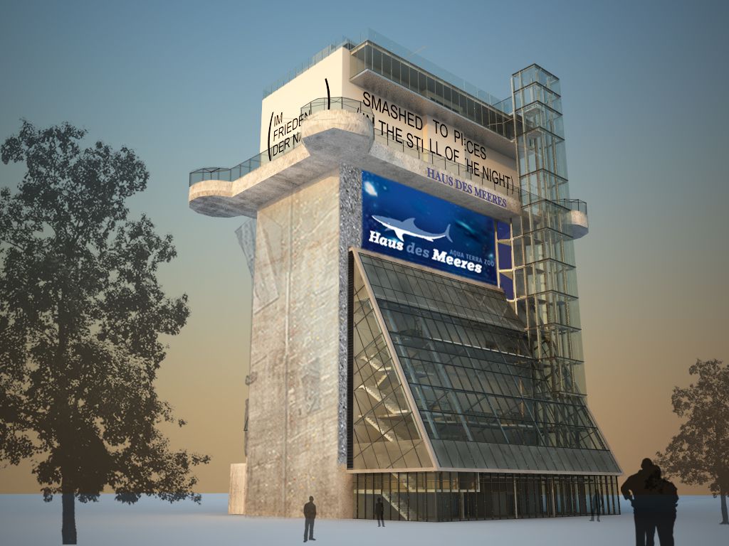 Der Zubau zum Flakturm - Haus des Meeres